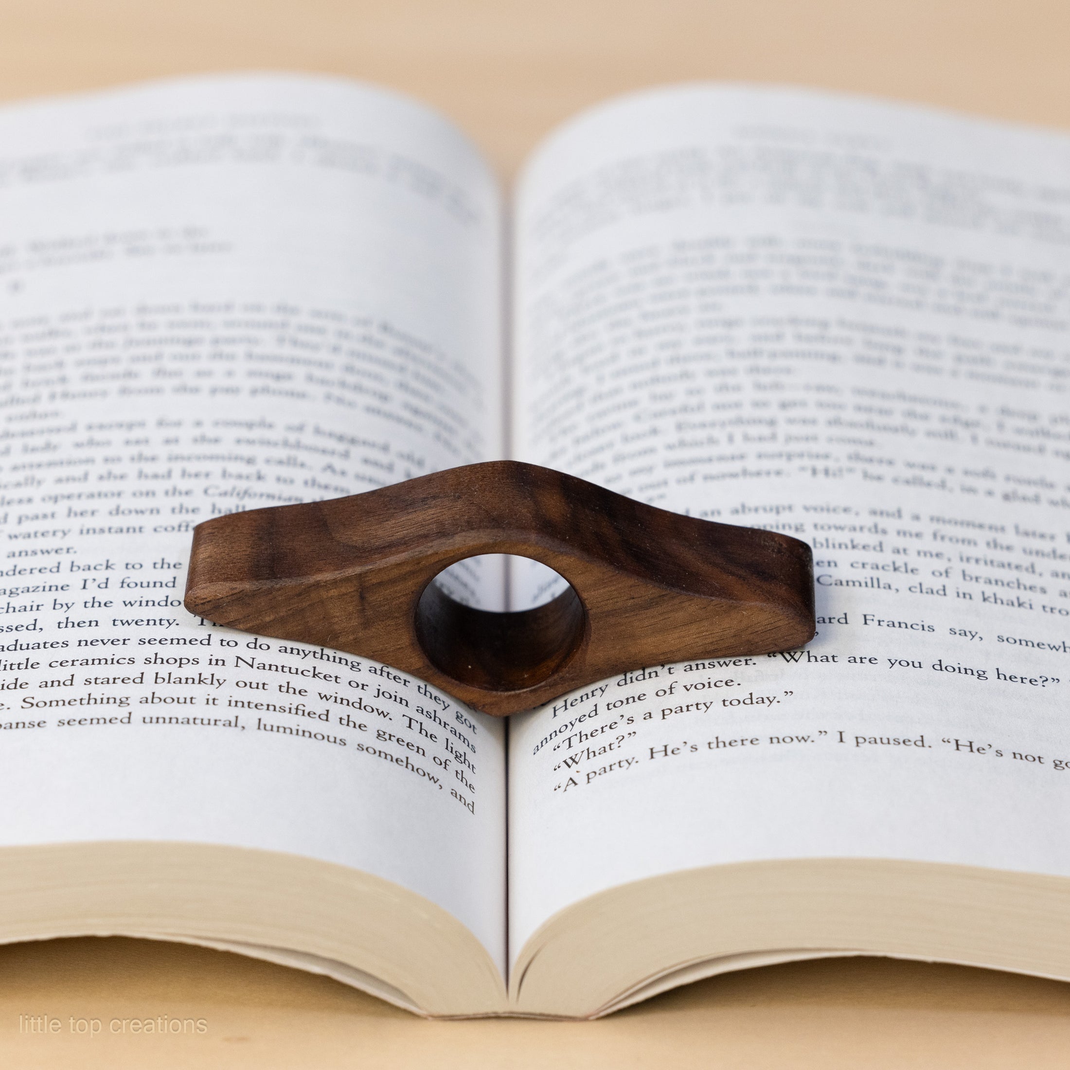 Wooden Thumb Book Page Holders – Little TOP Creations