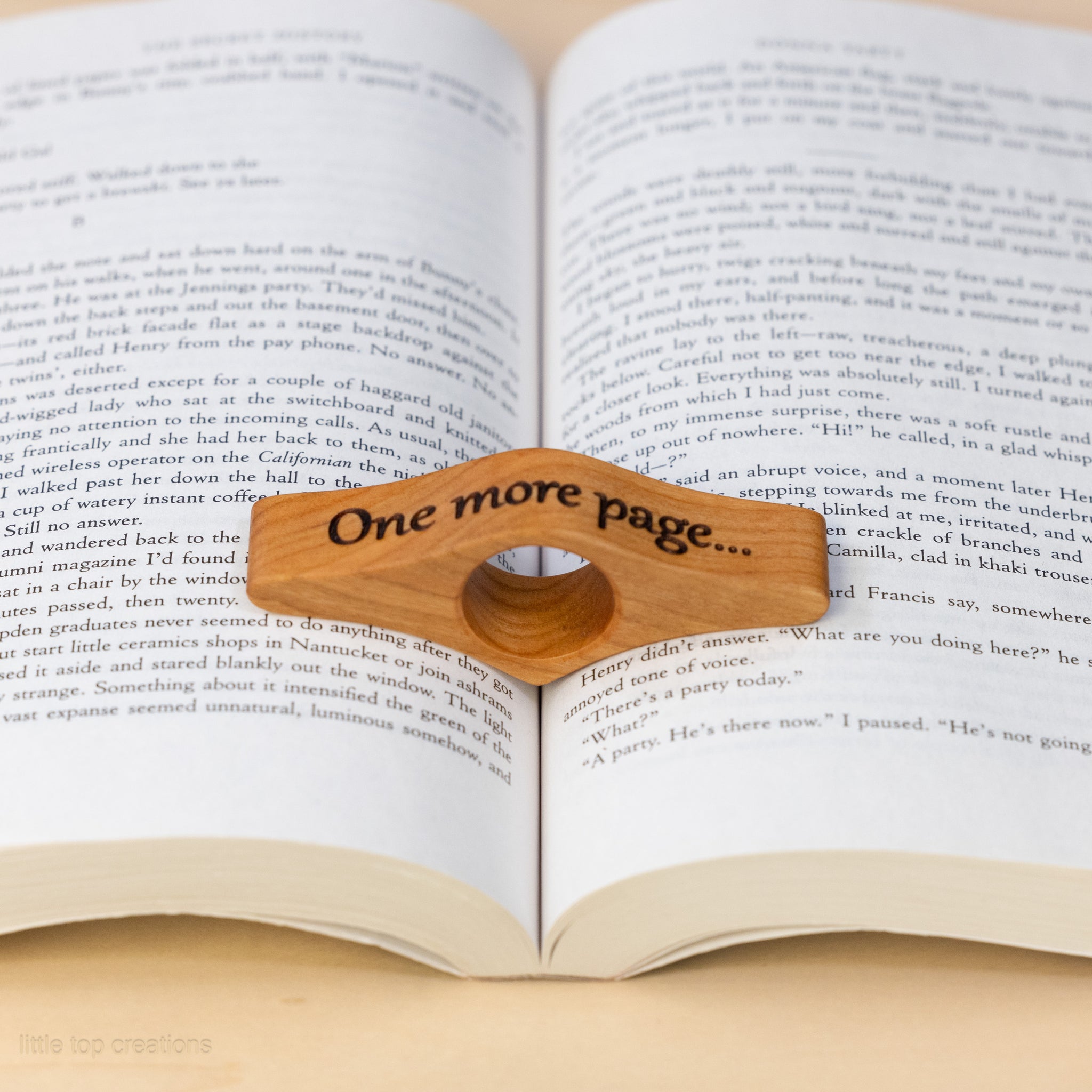 Wooden Thumb Book Page Holders – Little TOP Creations