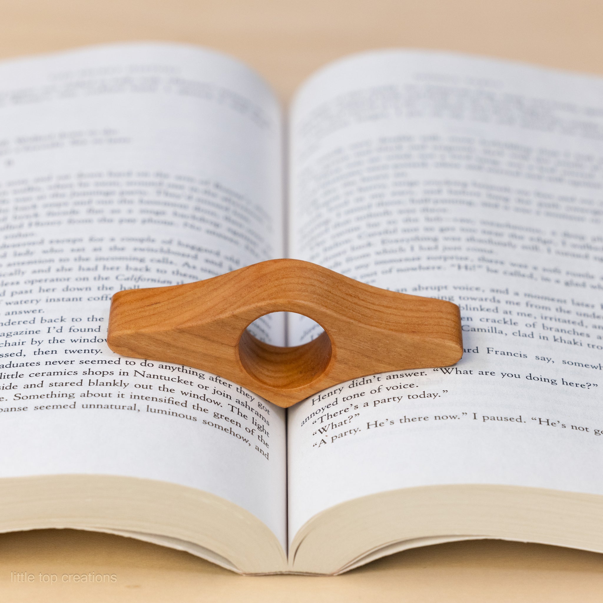 Wooden Thumb Book Page Holders – Little TOP Creations