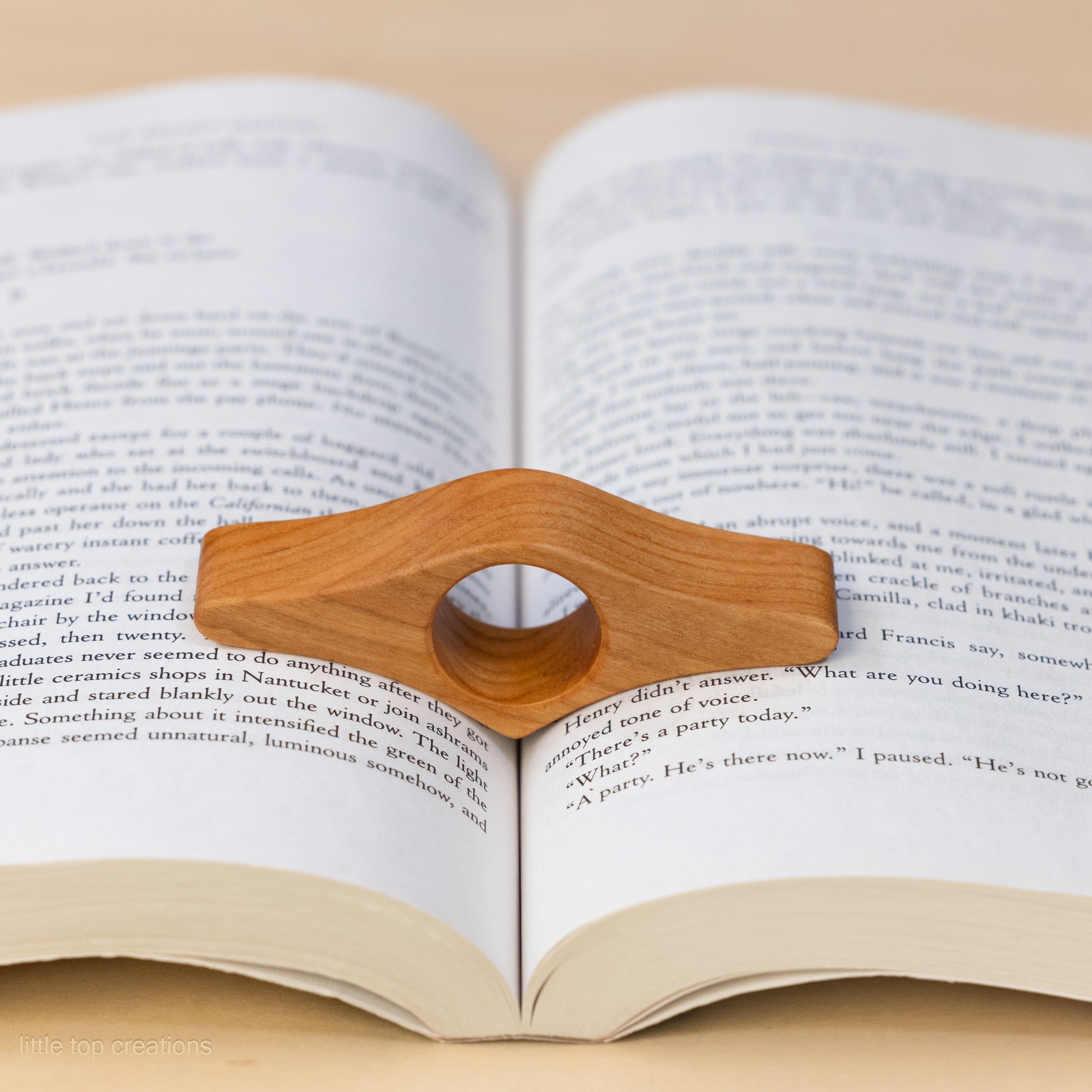Wooden Thumb Book Page Holders – Little TOP Creations